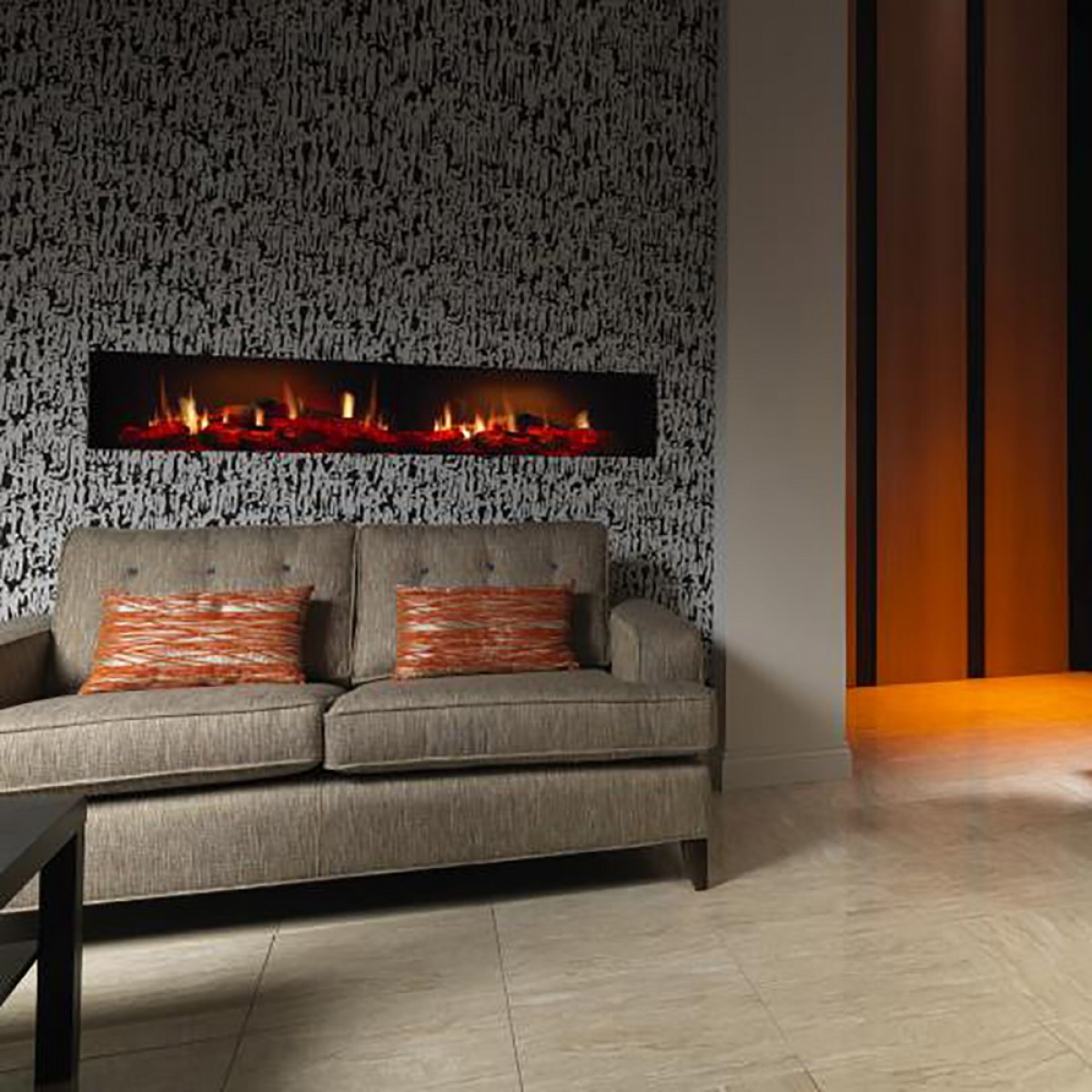 Dimplex PGF-20 wall mounted electric fire - Comfort Line Ireland